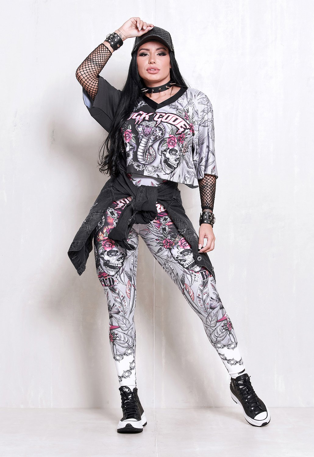 Leggings Fitness Estampadas | Rock Code | Rock Code - Loja Oficial